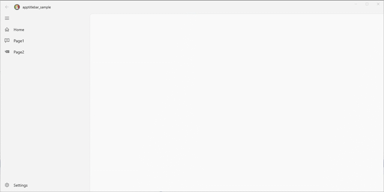 GitHub - alexbeug/apptitlebar_sample: WinUI3 app title bar sample ...