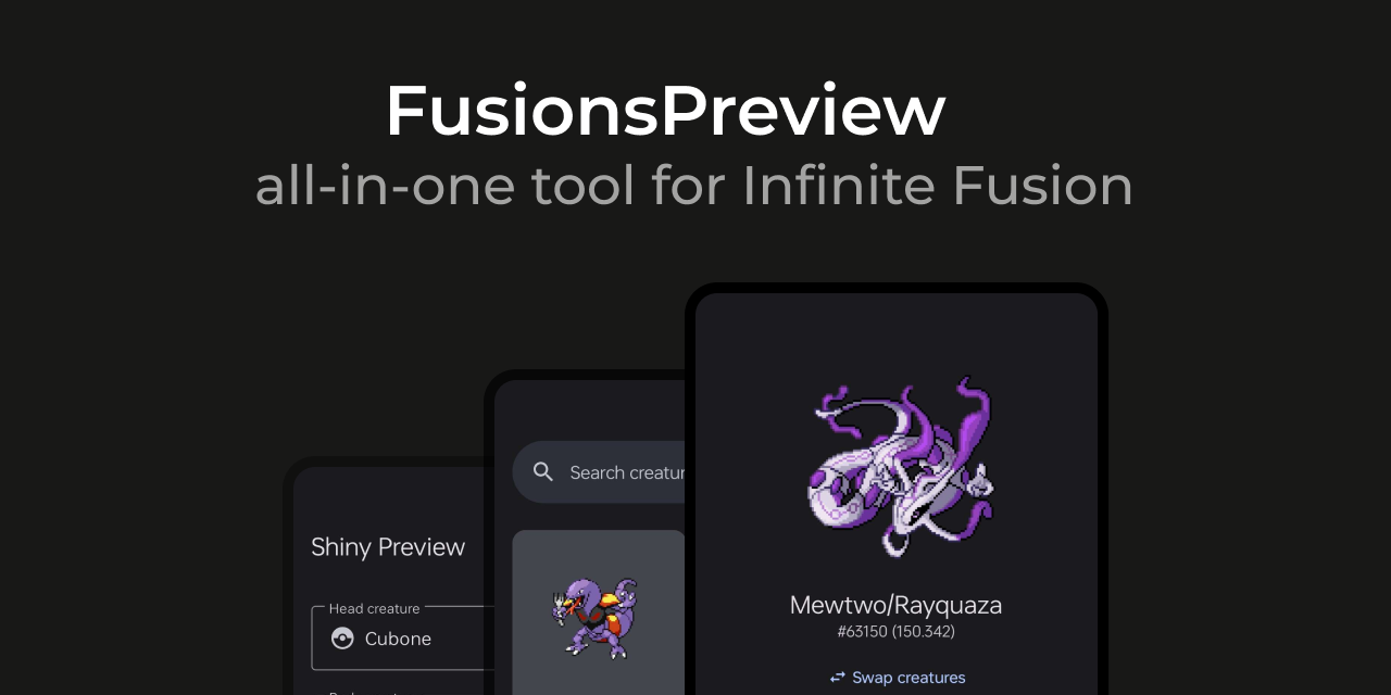 GitHub - IlasDev/FusionsPreview: FusionsPreview is an all-in-one tool to help Infinite Fusions ...