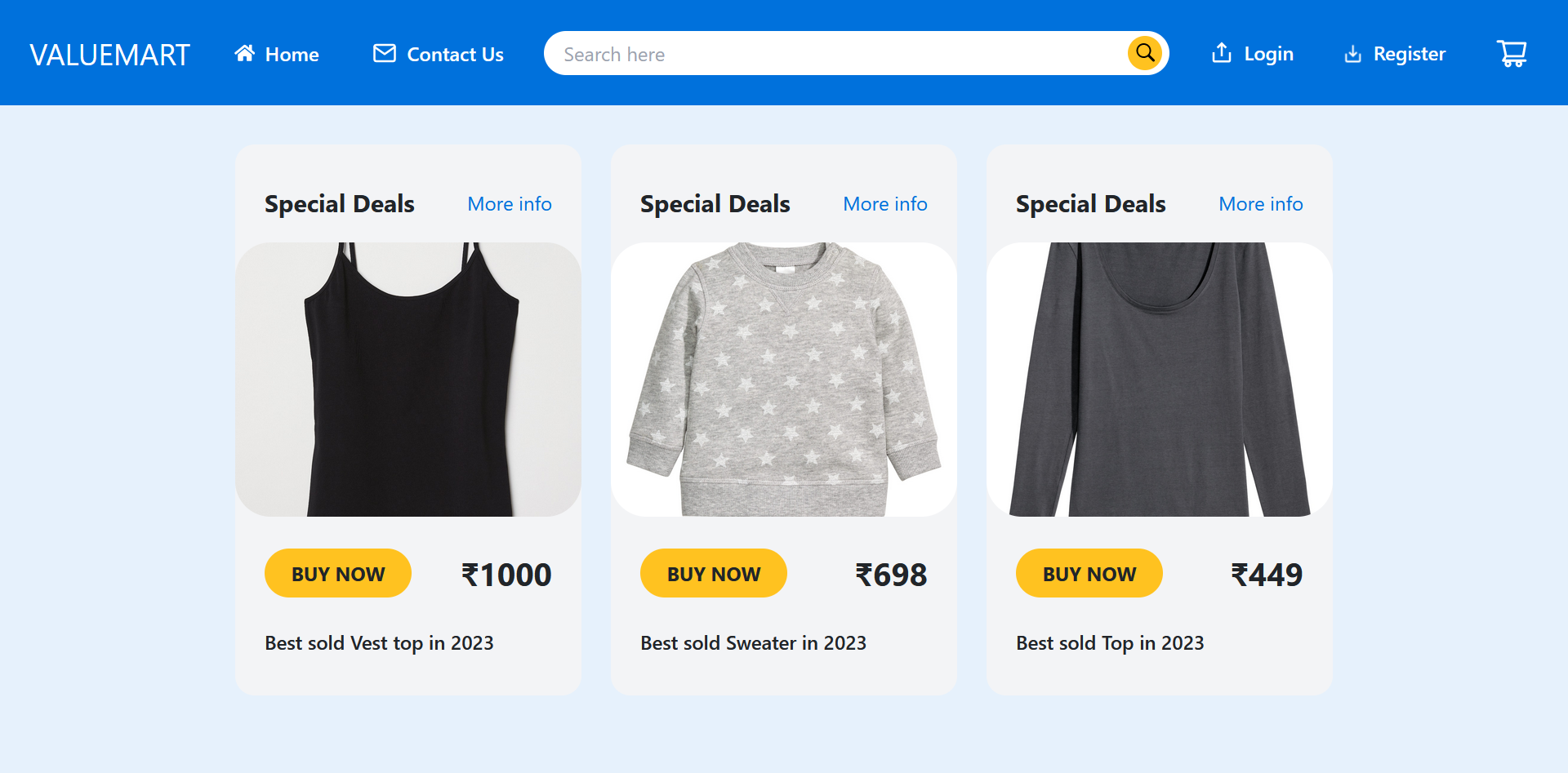 GitHub - techrajat/Sparkathon-2023: Walmart Ecommerce Website with NLP ...