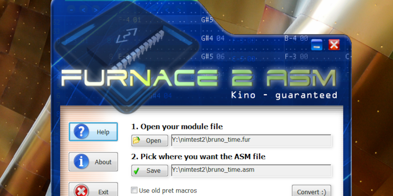 GitHub - ZoomTen/furnace2asm: Converts Furnace 0.6pre2+ project files to pokecrystal ASM, plus a ...