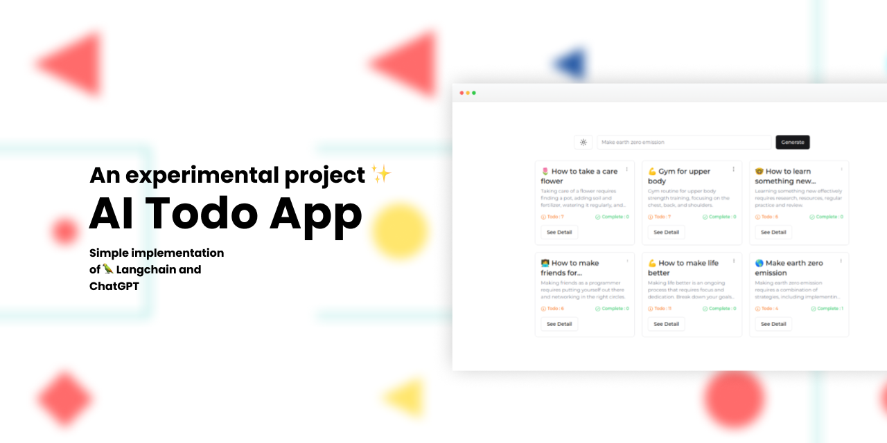 GitHub - Maru-Yasa/ai-todo-app: An simple implementation of 🦜️ Langchain and ChatGPT