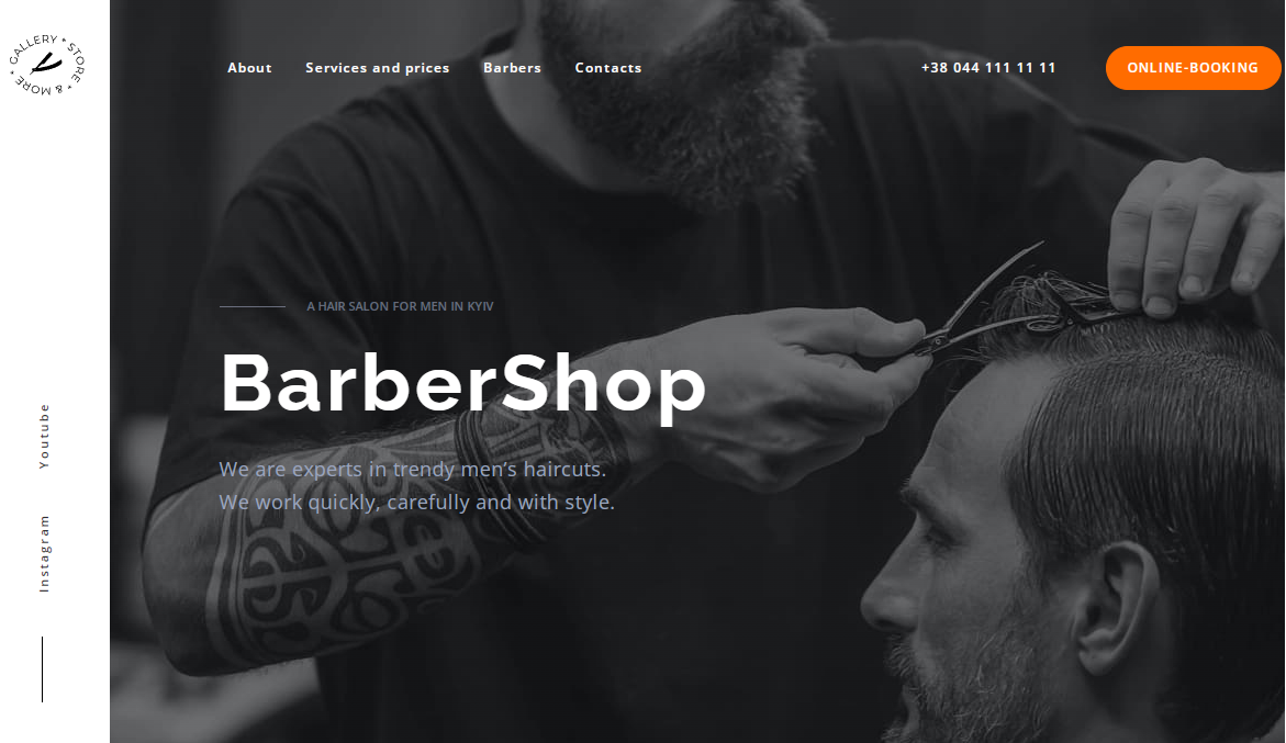 GitHub - AlbinaKovalchuk/barbershop: Barbershop