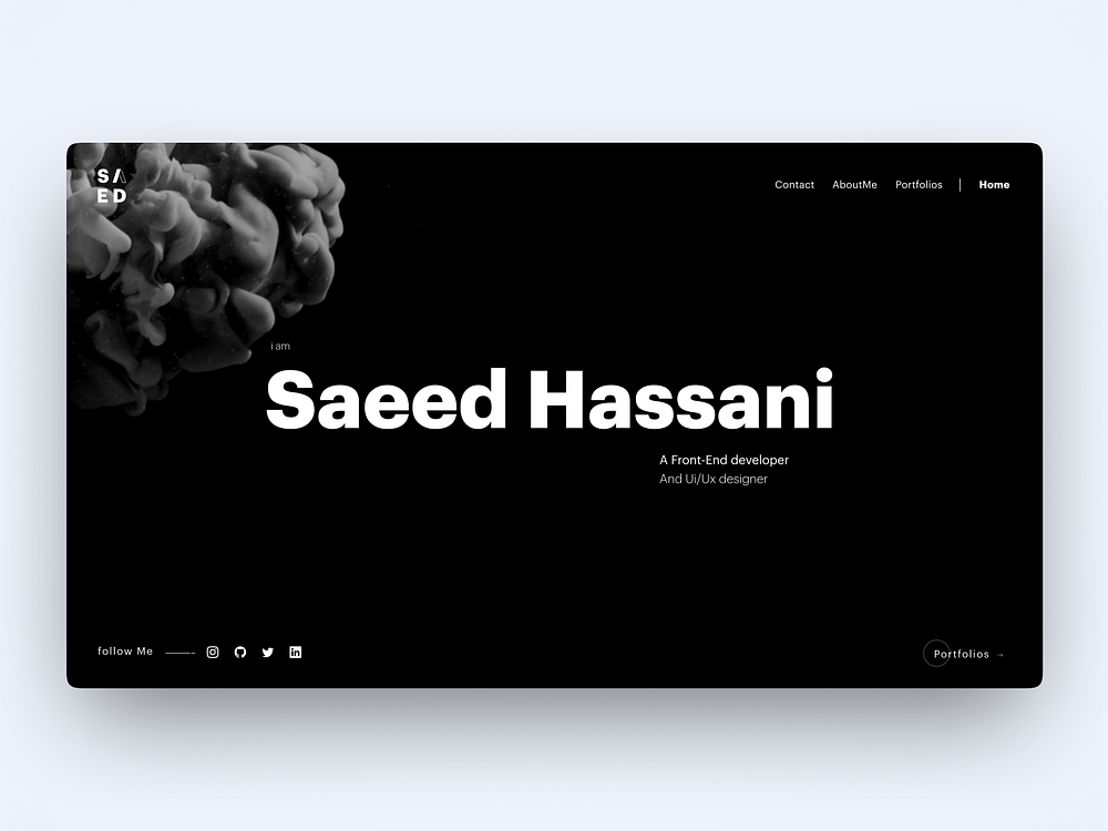 GitHub - SaeedCodez/dark-personal-website: Dark Personal Website
