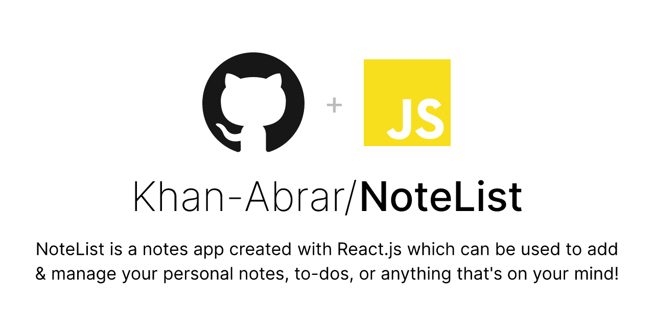 GitHub - Khan-Abrar/NoteList: NoteList is a notes app created with ...