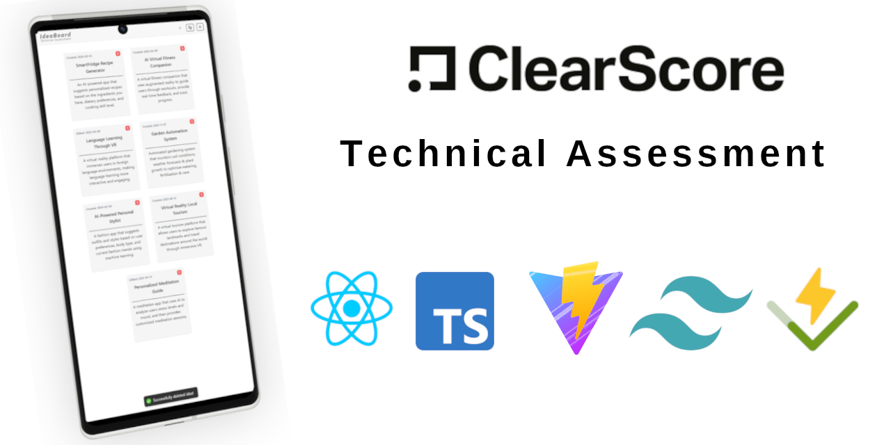 GitHub - DevonGifford/ClearScore: Frontend Assessment: Responsive React ...