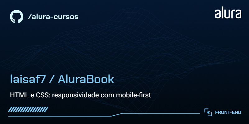 GitHub - laisaf7/AluraBook: Projeto feito durante o curso de responsividade da Alura.