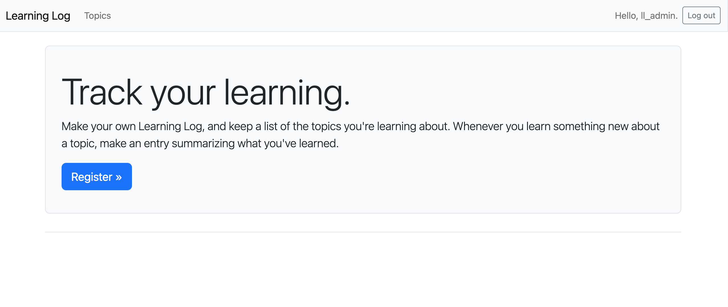Github Fukuludjangopractice Practice For Django Learning Log Project From Python Crash
