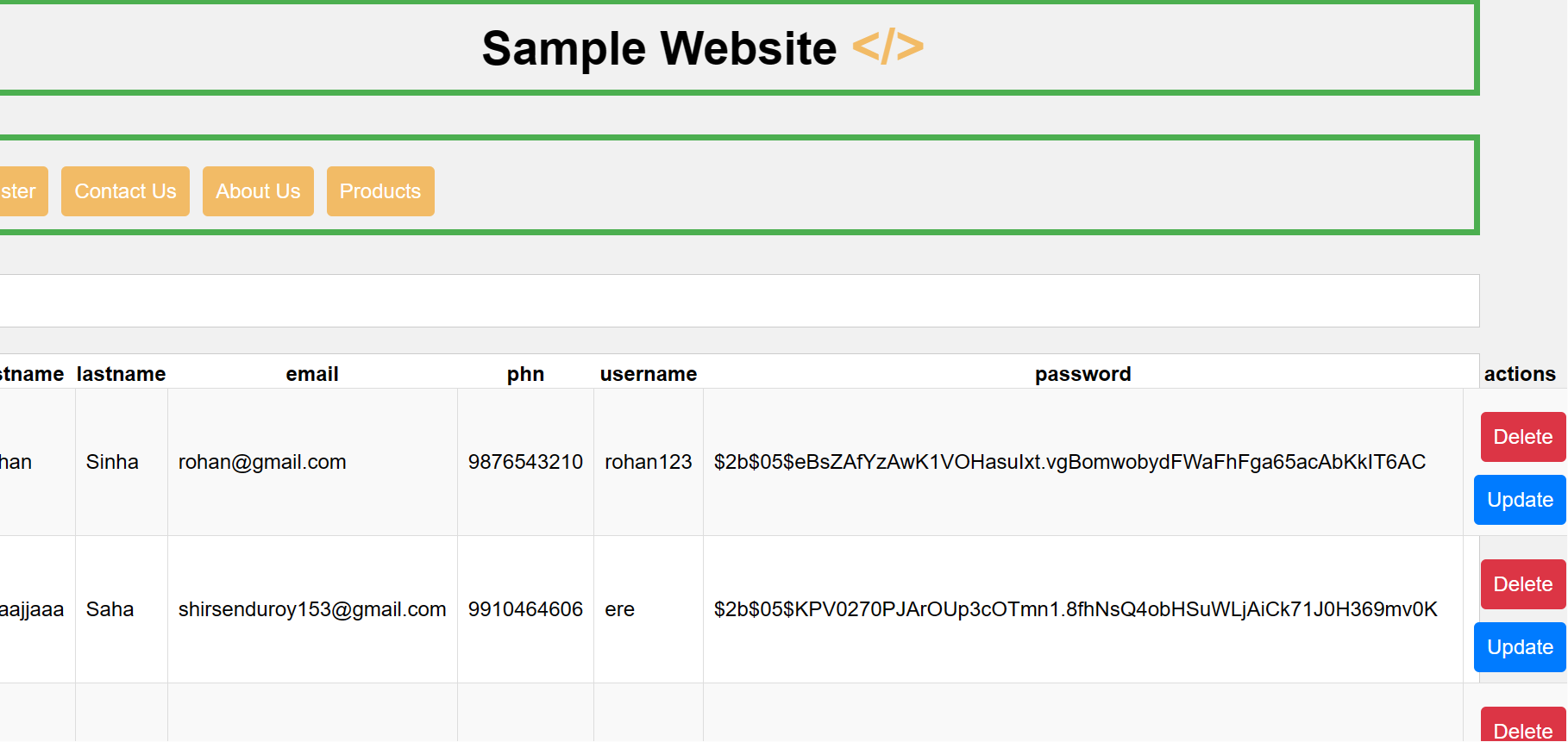 GitHub - ShirsenduRoy153/SAMPLE-WEBSITE-1.0-NodeJS-ORM-Sequelize
