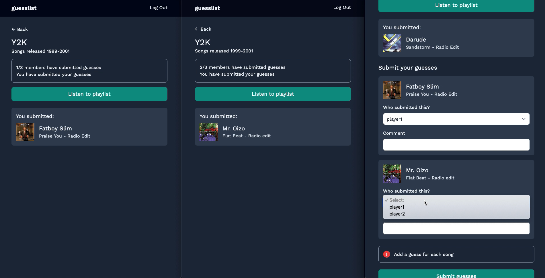 GitHub - jaholgate/guesslist-public: guesslist: a music guessing game built using Flask, Spotify ...