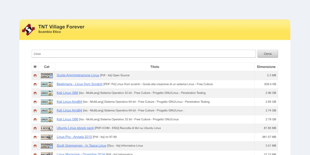 GitHub - gabacode/TNTvillage_forever: React, Node e MongoDB