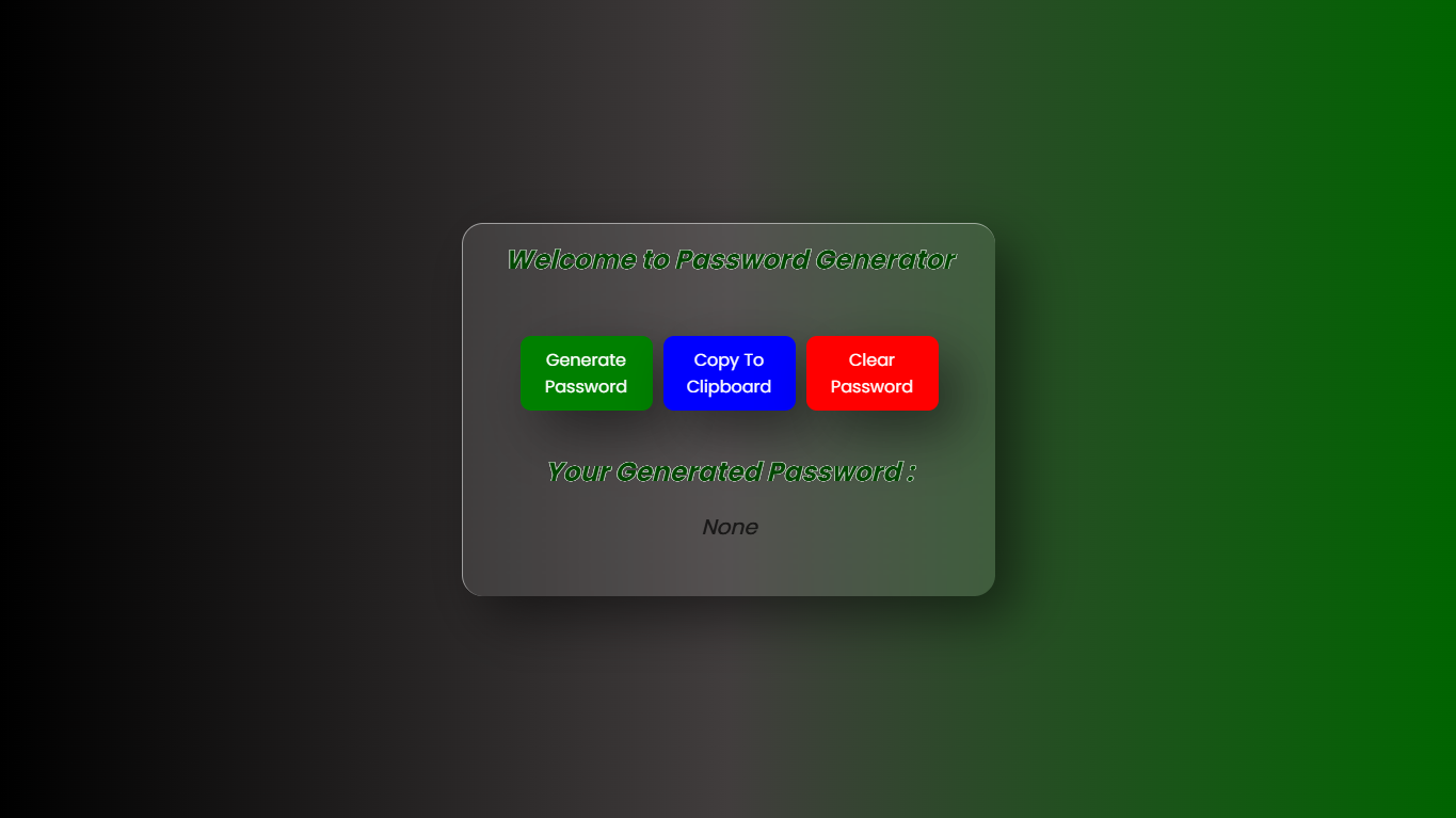 GitHub - JB786/Password-Generator: This is a random Password Generator ...