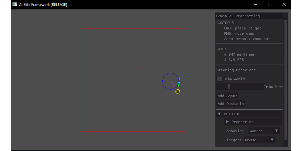 GitHub - WiemeJarne/AISteeringBehaviors: This was an assignment for the ...