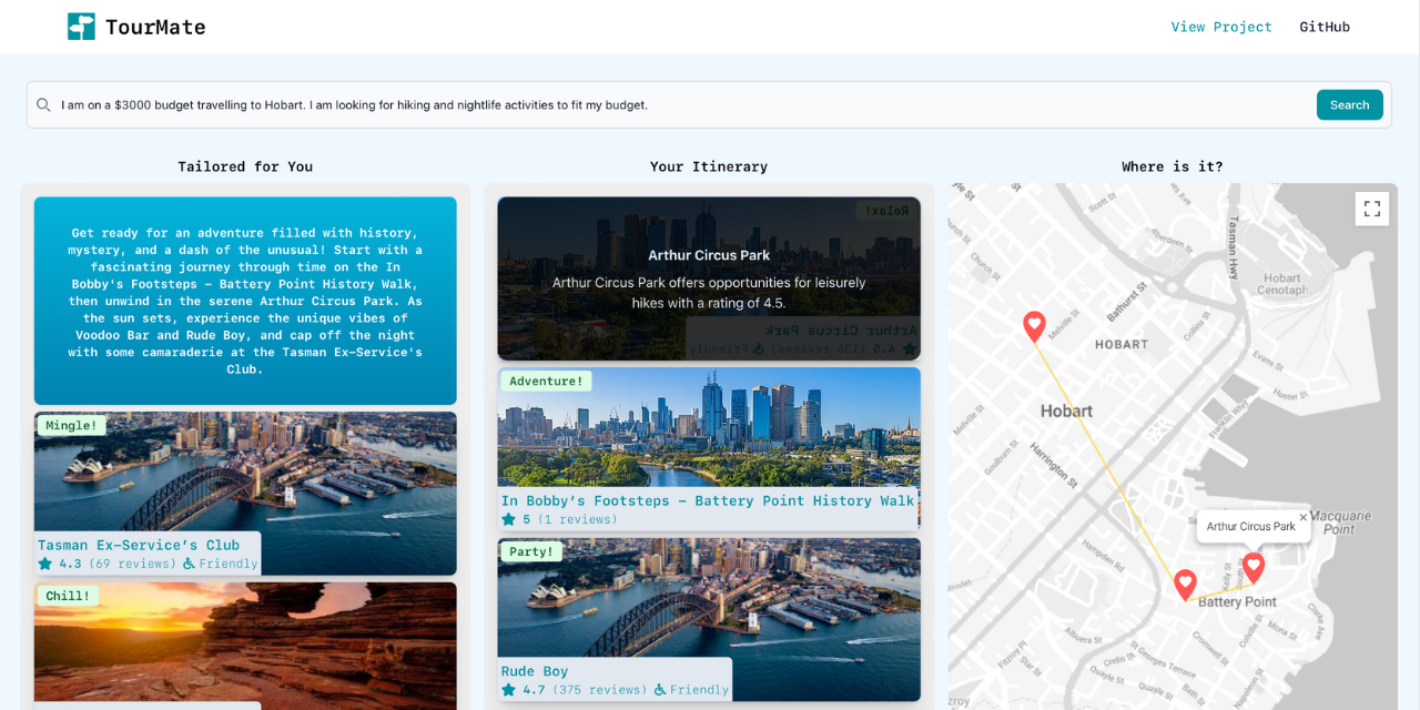 GitHub - aquadash/TripPlanner: The official TourMate repository for GovHack 2023