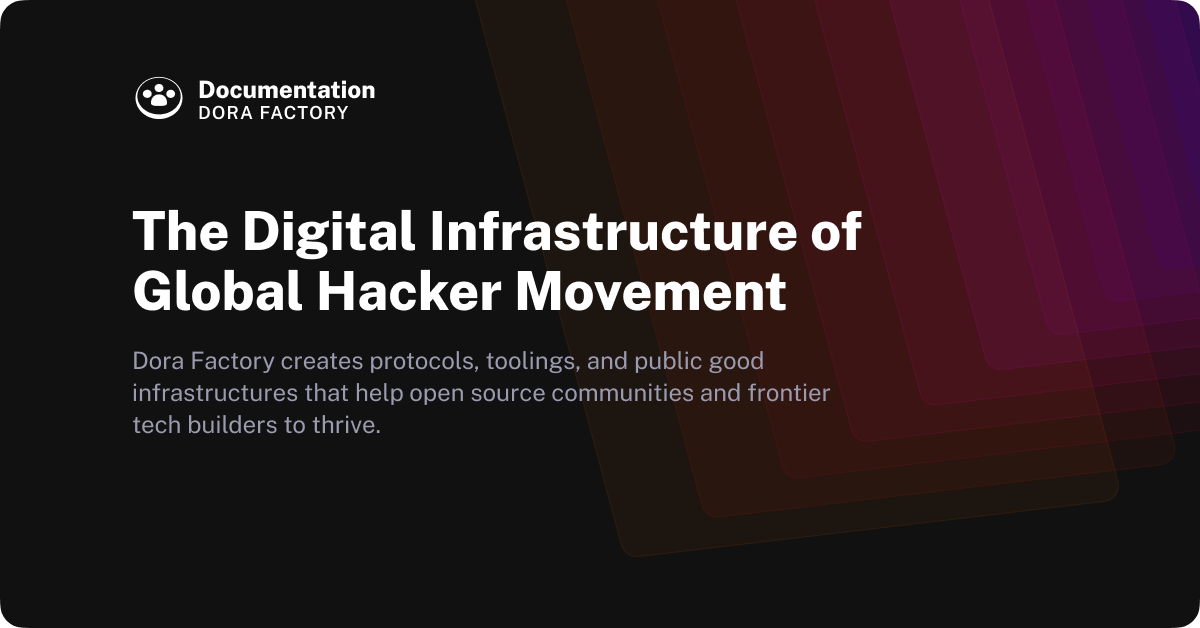 GitHub - DoraFactory/df-docs: Dora Factory Documentation