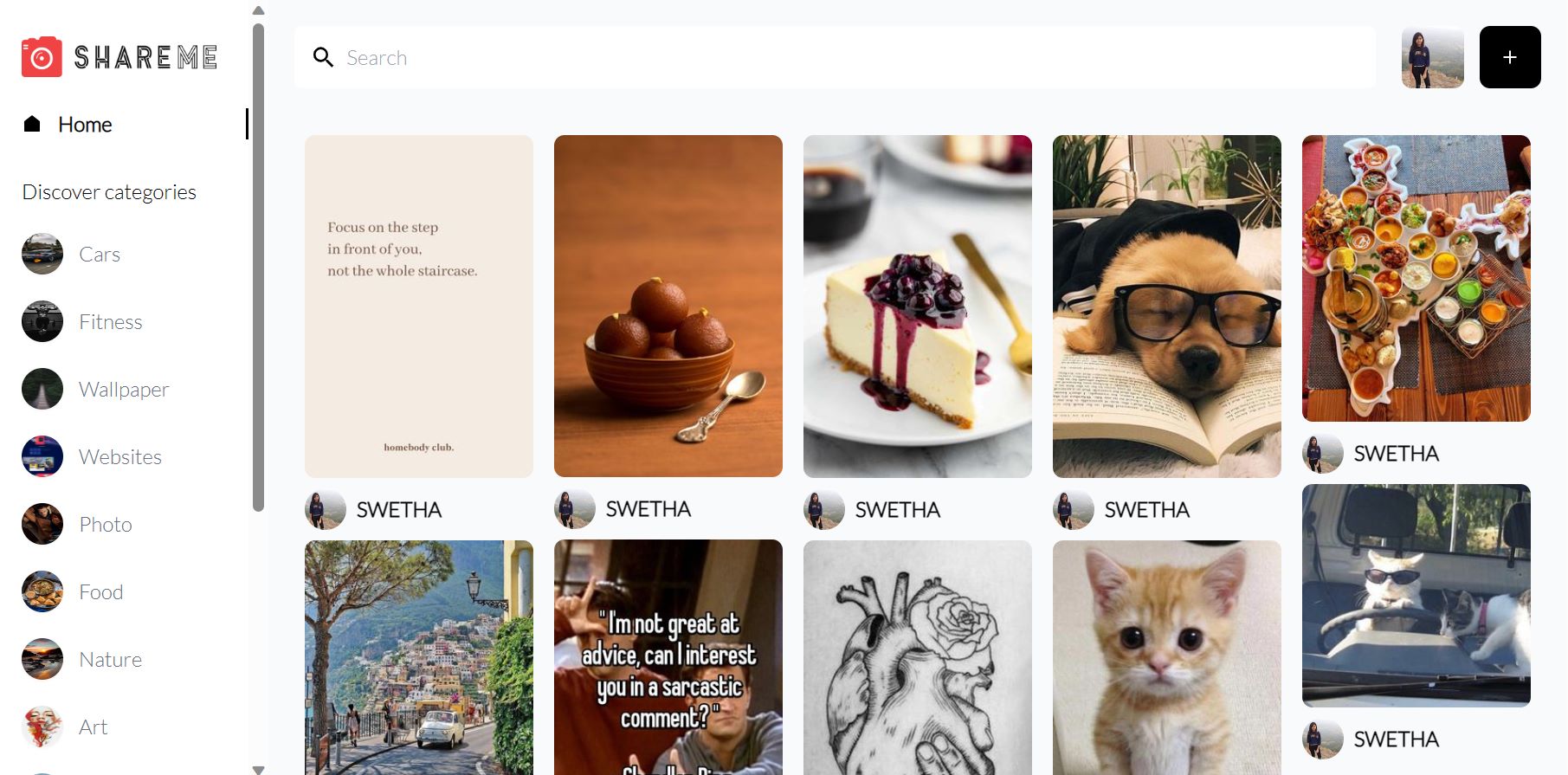 GitHub - SwethaThambidurai/pinfy-app: A pinterest clone created using ...