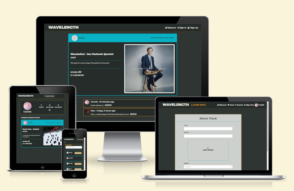 GitHub - Shabucky1812/wavelength-front: Wavelength - a social media site for sharing and ...