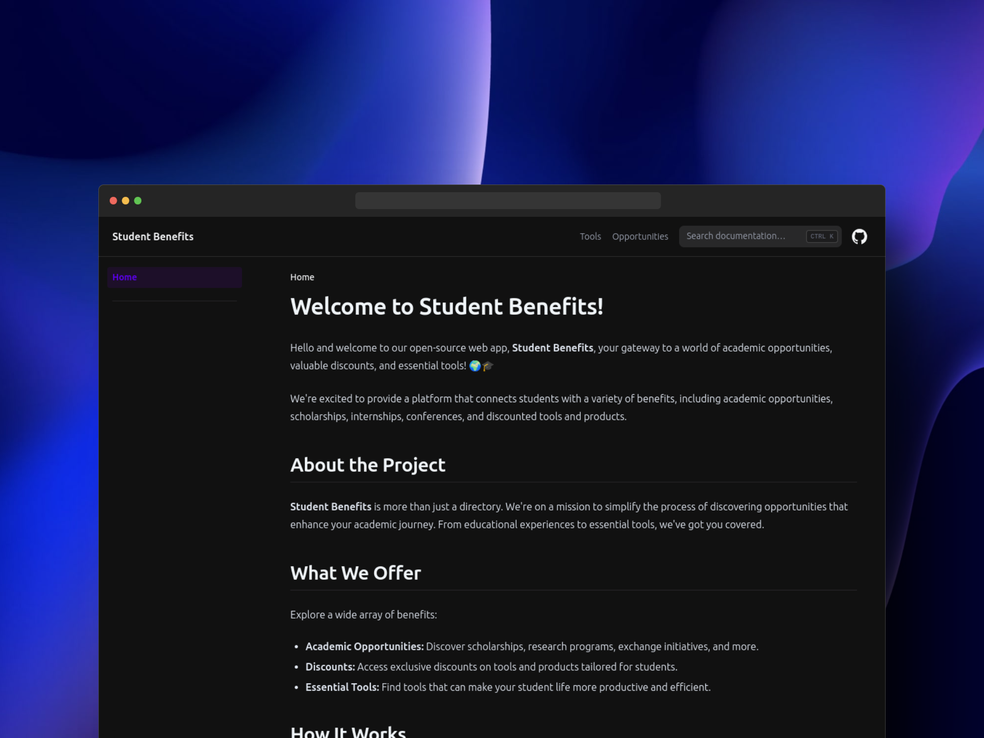 GitHub - kapoorsaumitra/studentbenefits