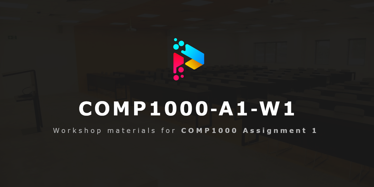 GitHub - Curtin-Colombo-Programming-Club/COMP1000-W1: COMP1000, Assignment-1 workshop materials