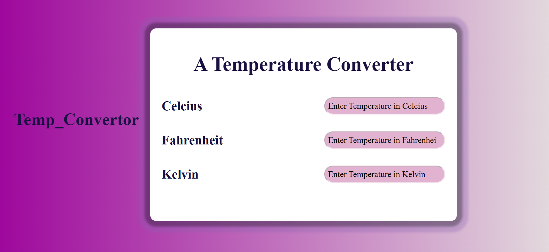 GitHub - sharmaditi02/Temperature-Convertor