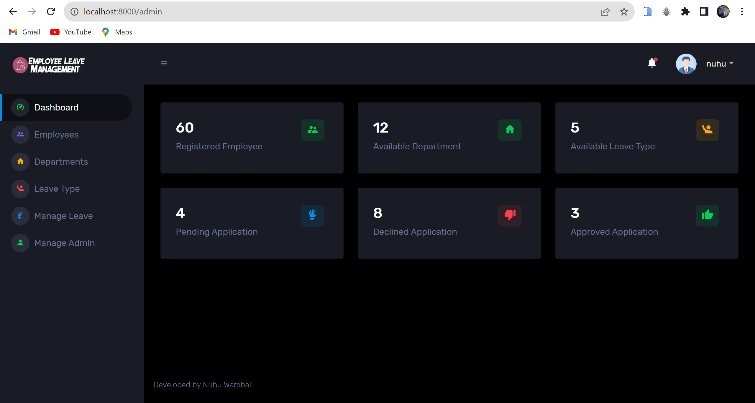 GitHub - NuhuWambali/Employee_leave: Employee Leave Management System ...