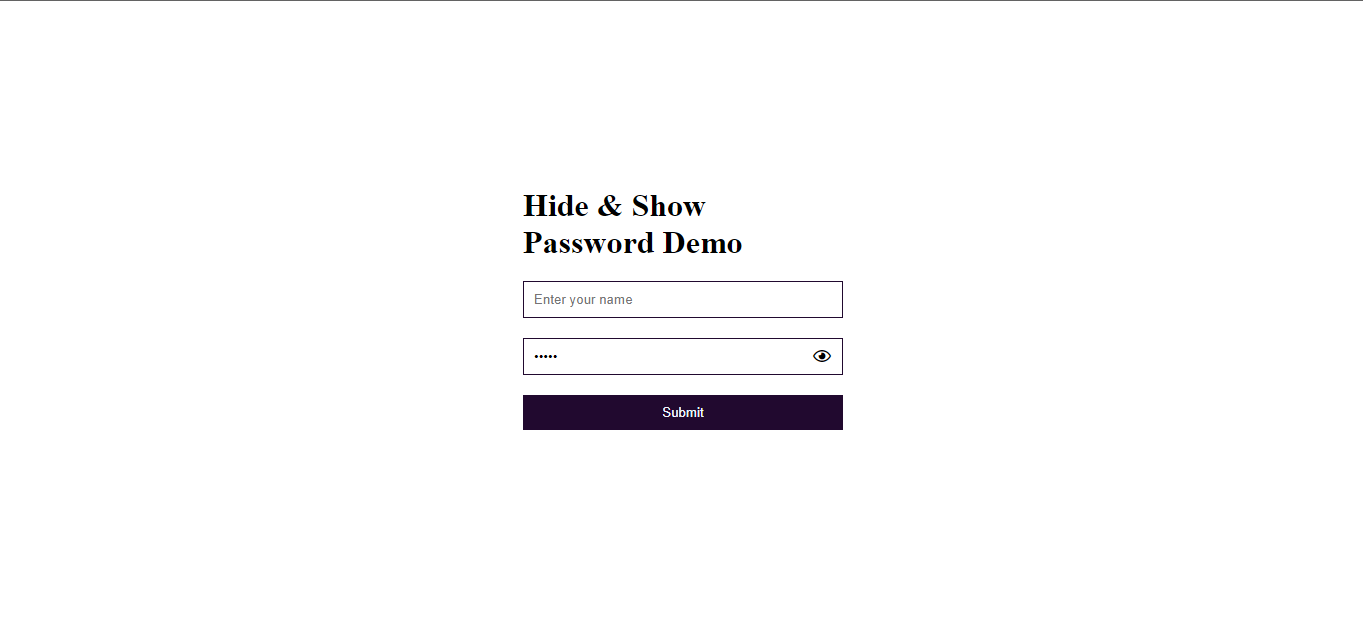 GitHub - jimmylee2021/Hide-show-password