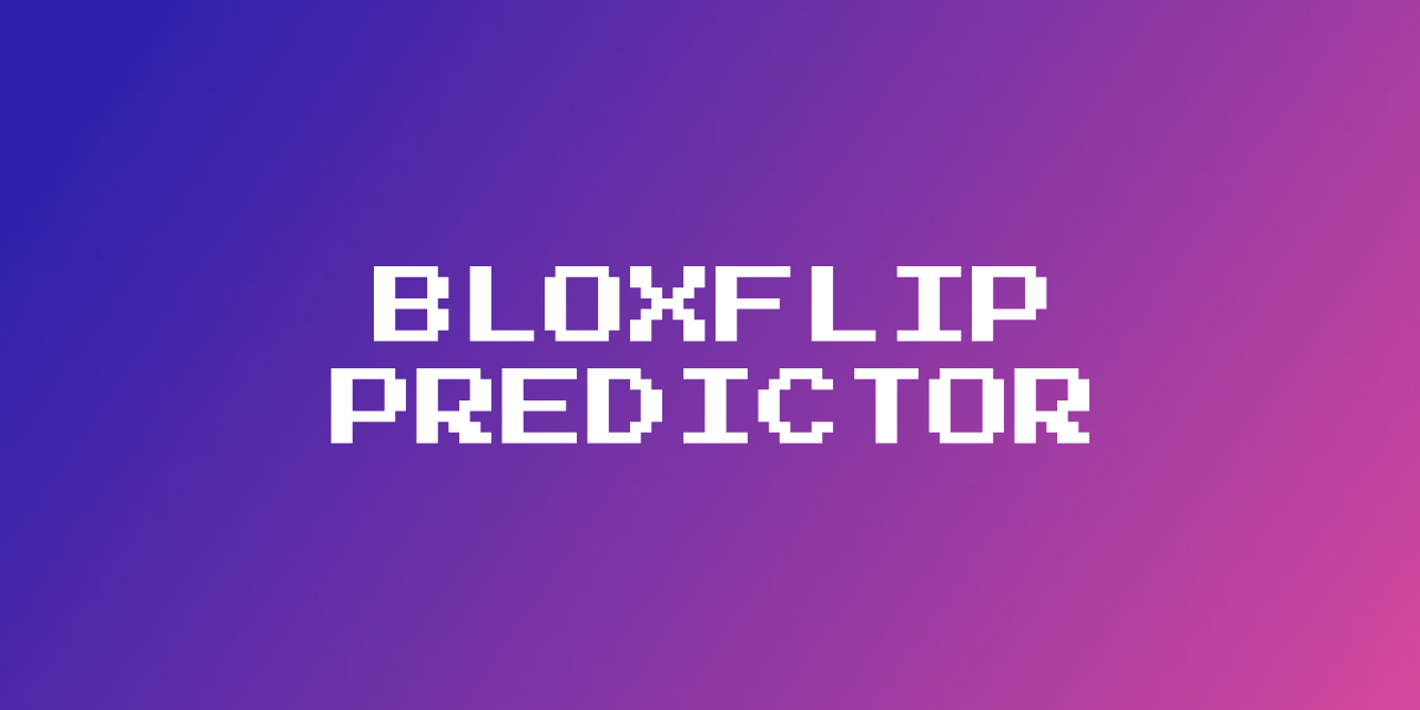 GitHub - Edieen/BloxFlip-Predictor: BloxFlip Predictor - Bot That Predicts Games In BloxFlip