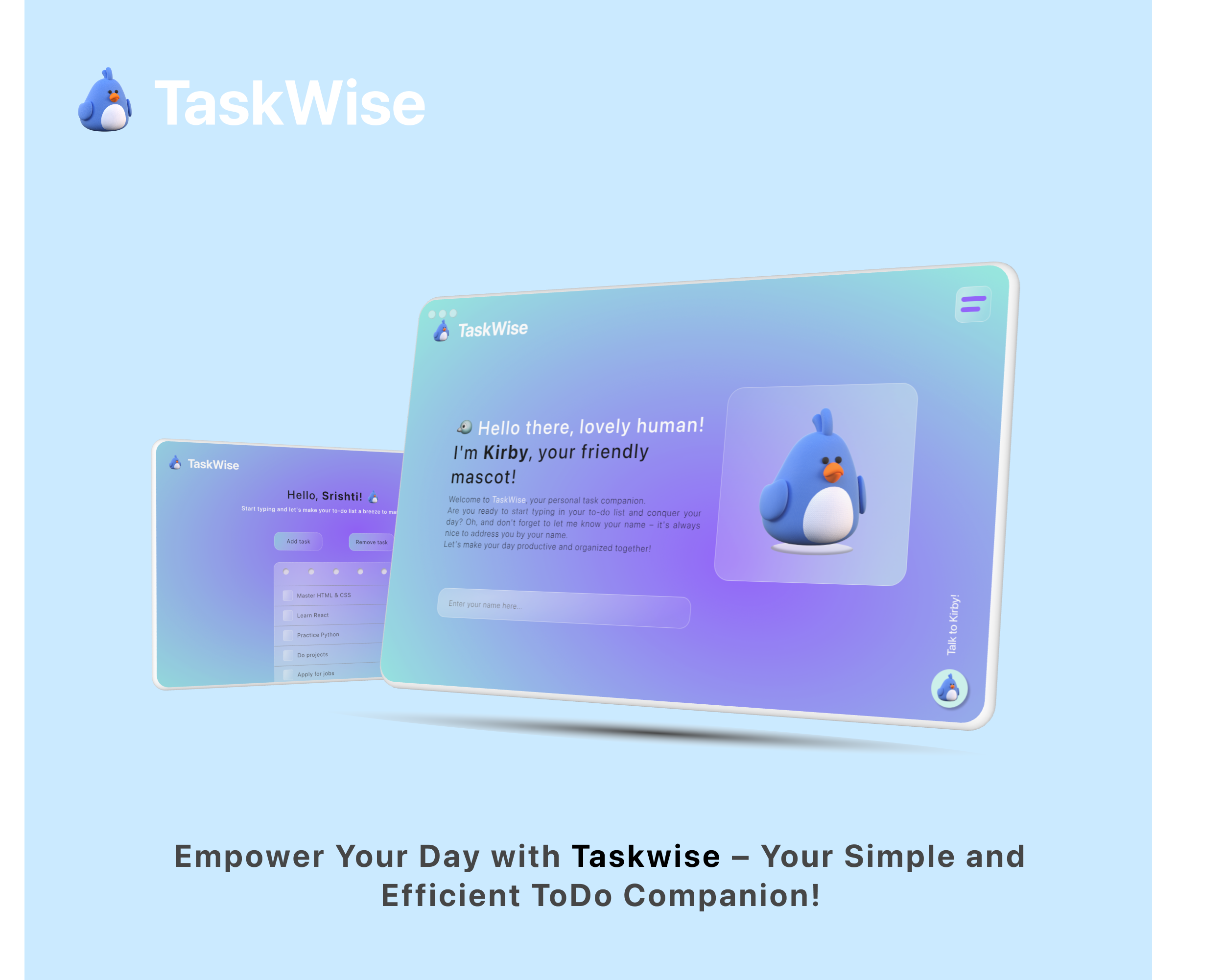 GitHub - SrishtiKaranth/TaskWise: TaskWise is your ideal companion for ...