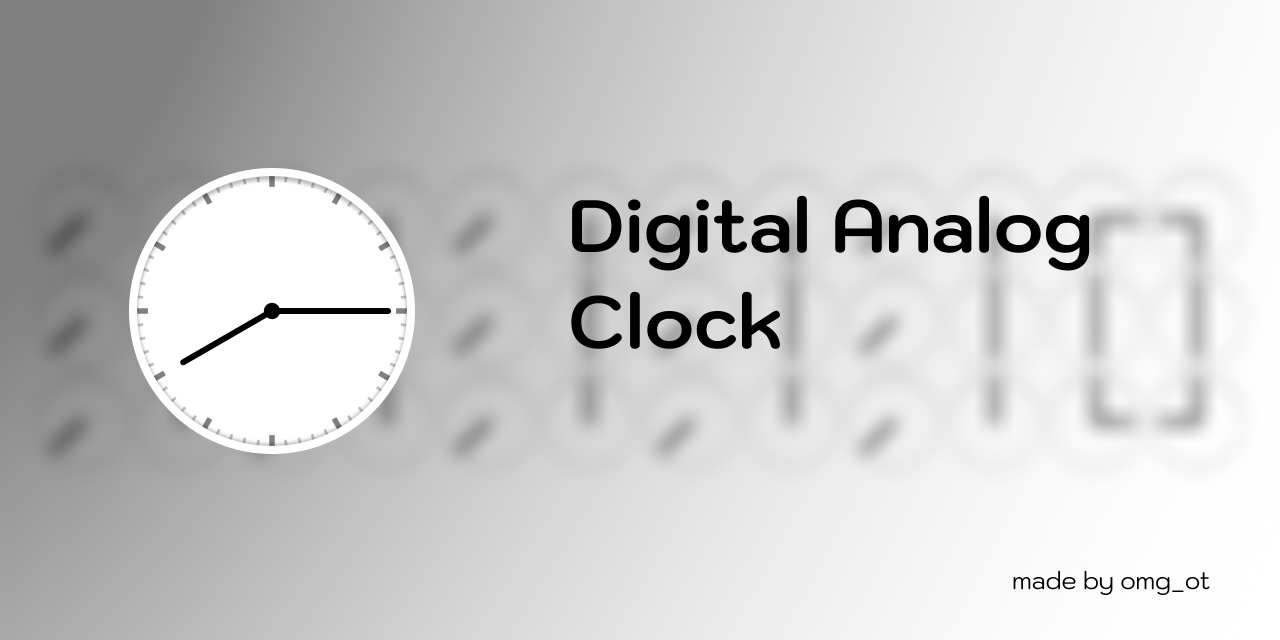 GitHub - RolandDaum/Digital-Analog-Clock: A digital clock represented by many smaller analog clocks