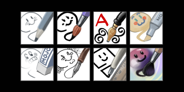 GitHub - ink-cow/mojo: Brushes for creating comics in MyPaint and Krita.