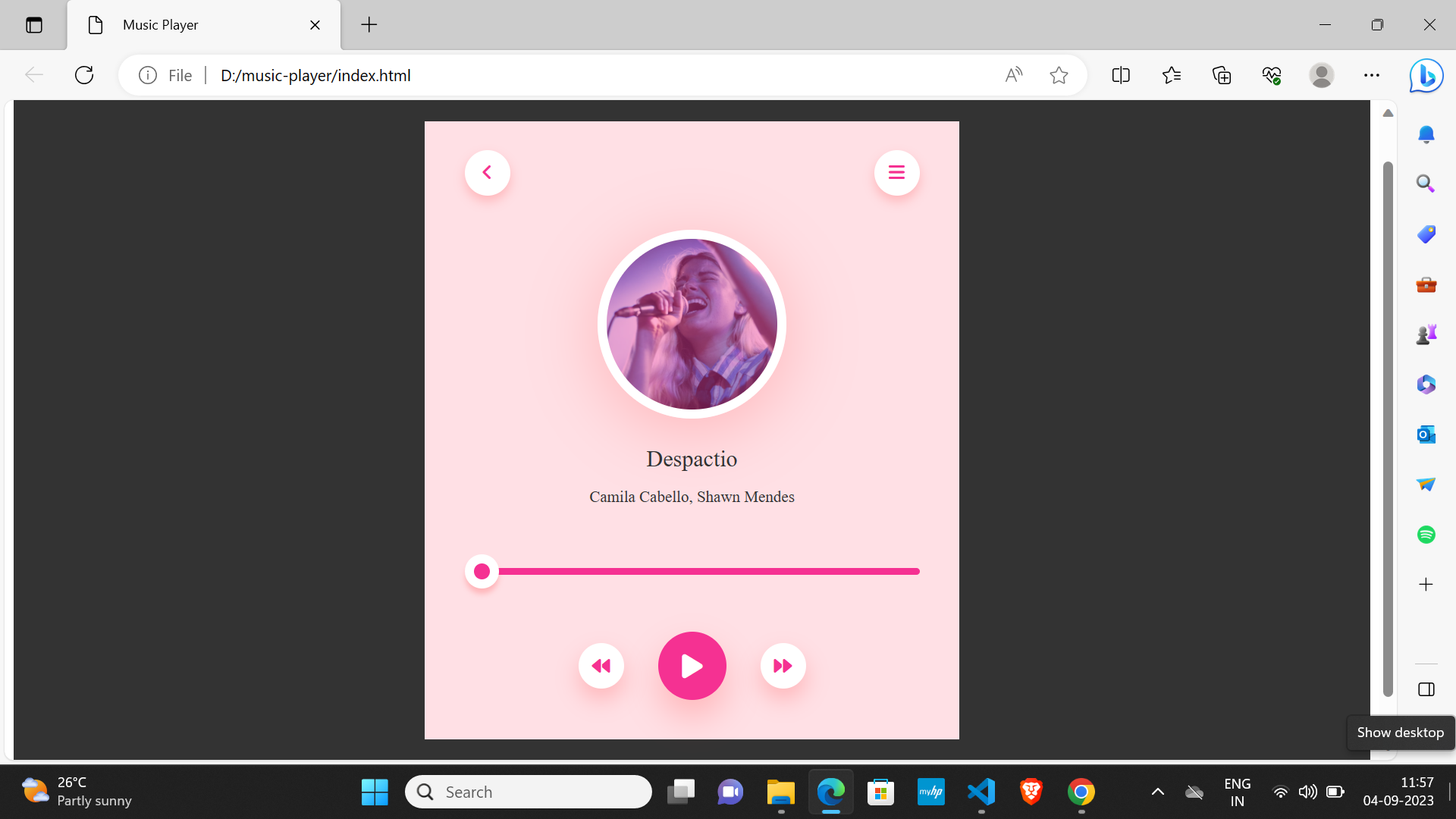 GitHub - vaishnavihole/music-player