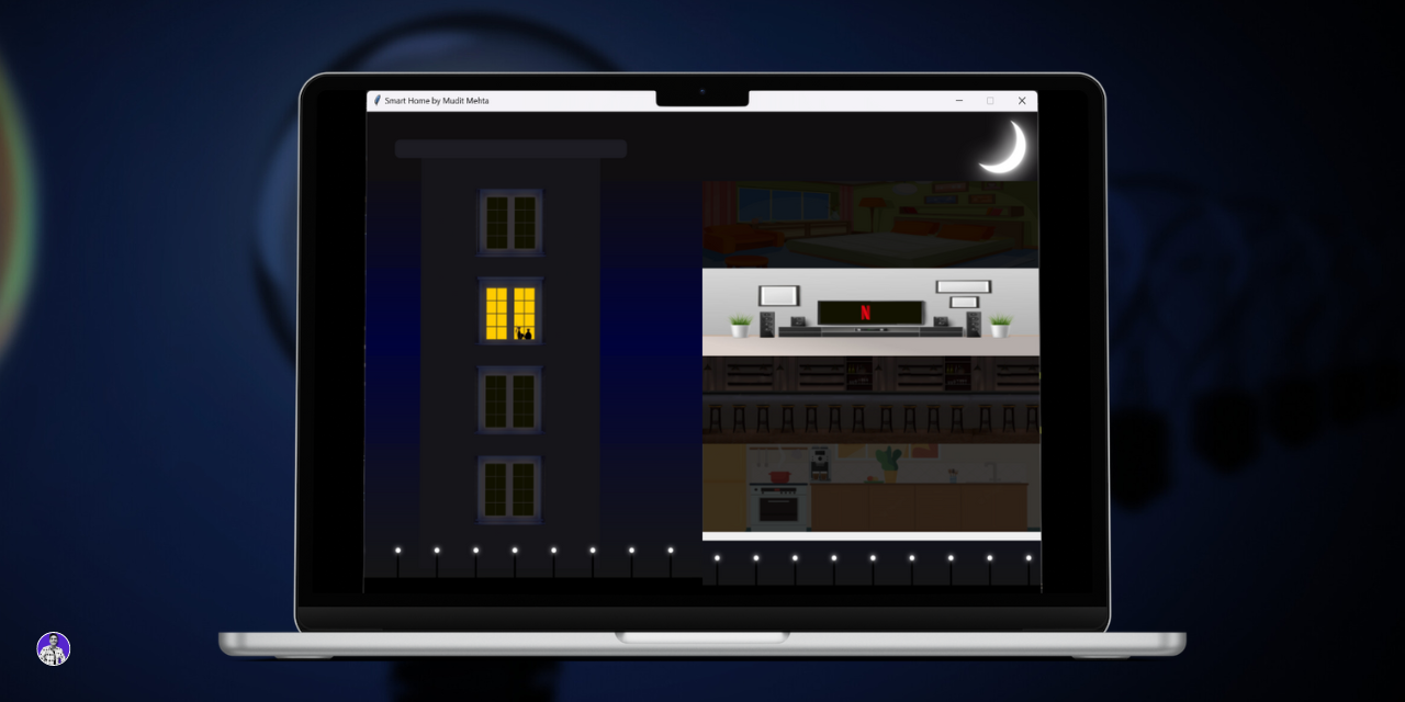 GitHub - muditm2004/Smart-Home: A Tkinter Project displaying different ...