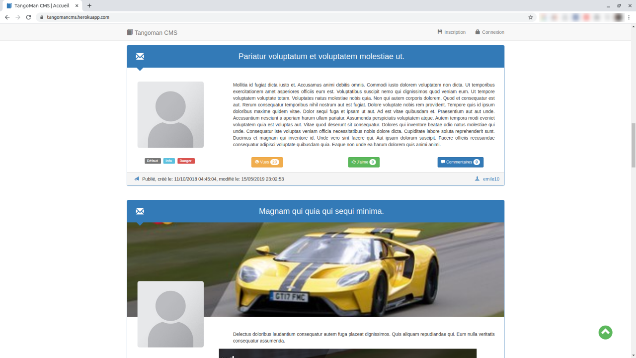 GitHub - TangoMan75/TangoManCMS: Symfony 3 content manager and blog engine