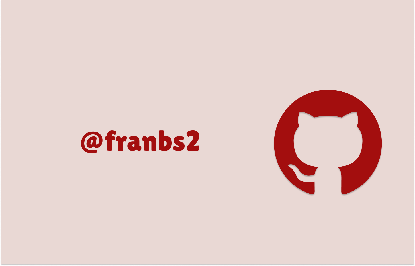 GitHub - franbs2/franbs2: Config files for my GitHub profile.