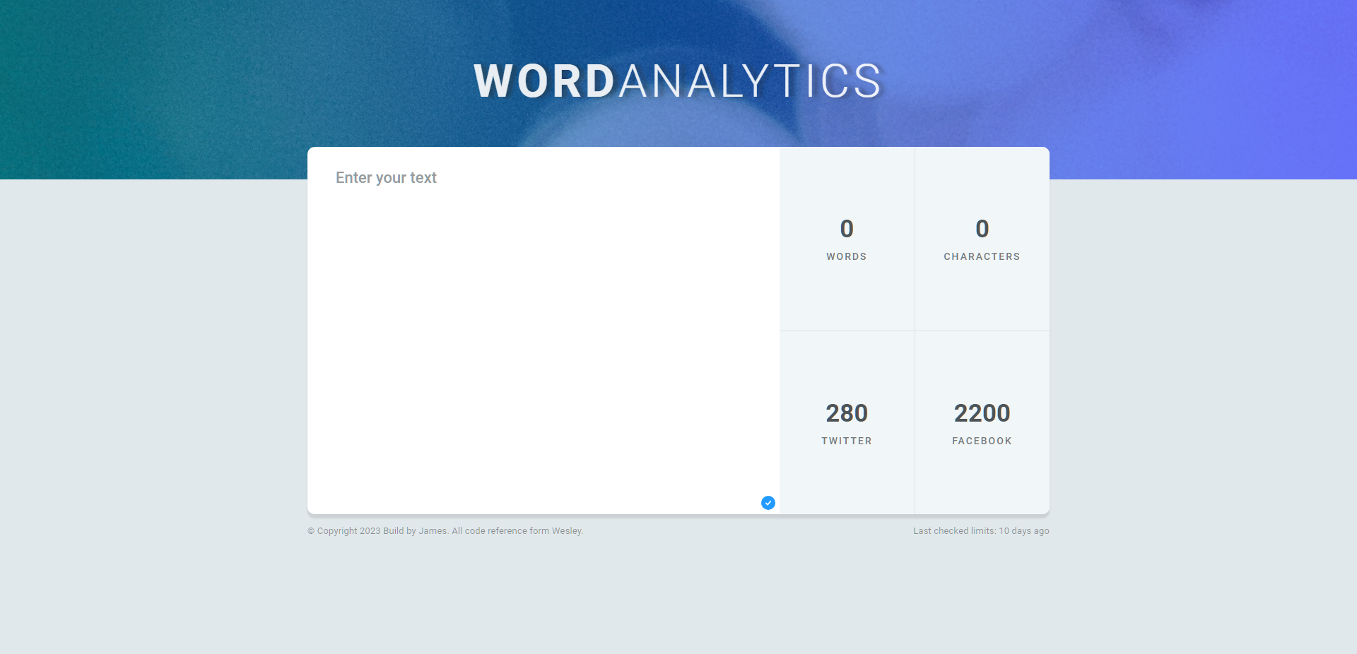 GitHub - naijamesz/word-analytics