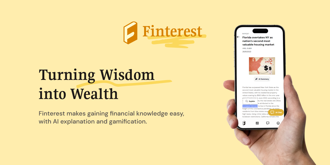 GitHub - qreoct/finterest: Turning learning into earning for youths