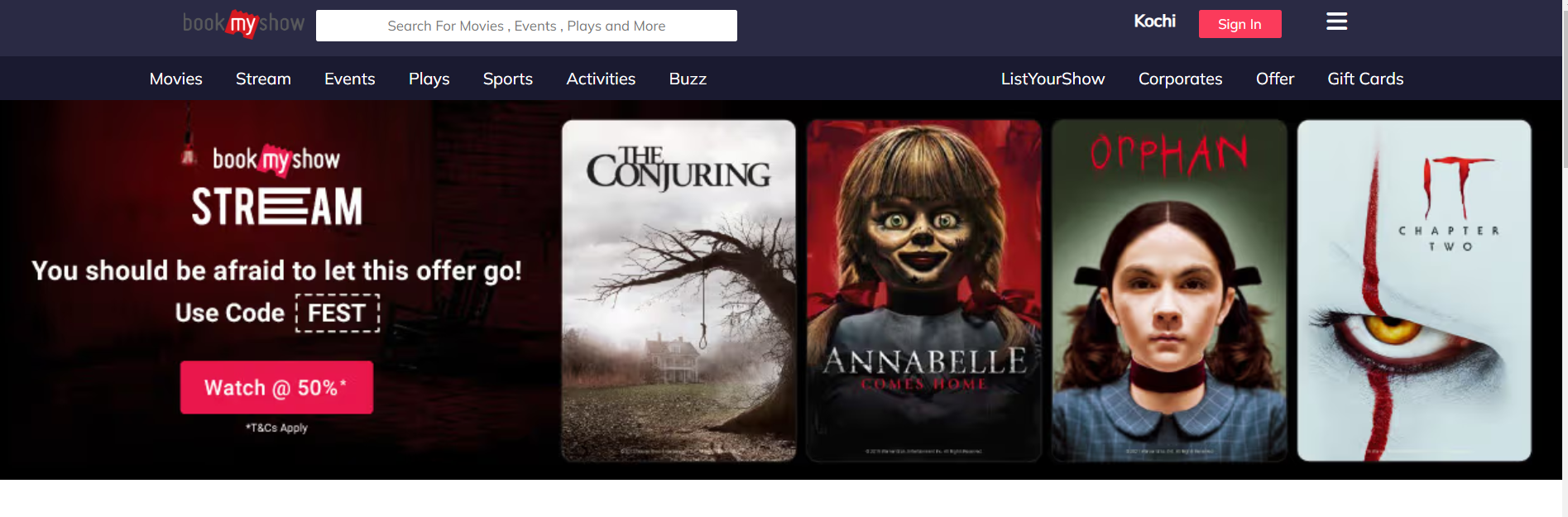 GitHub - faizal08/BOOKMYSHOW-CLONE: THIS IS A CLONE OF BOOKMYSHOW HOME PAGE