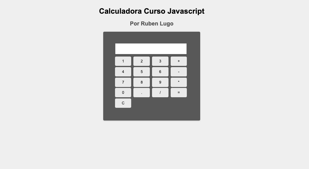 GitHub - ruben-lugo1/Mi-primera-Calculadora: Calculadora-Curso-Javascript