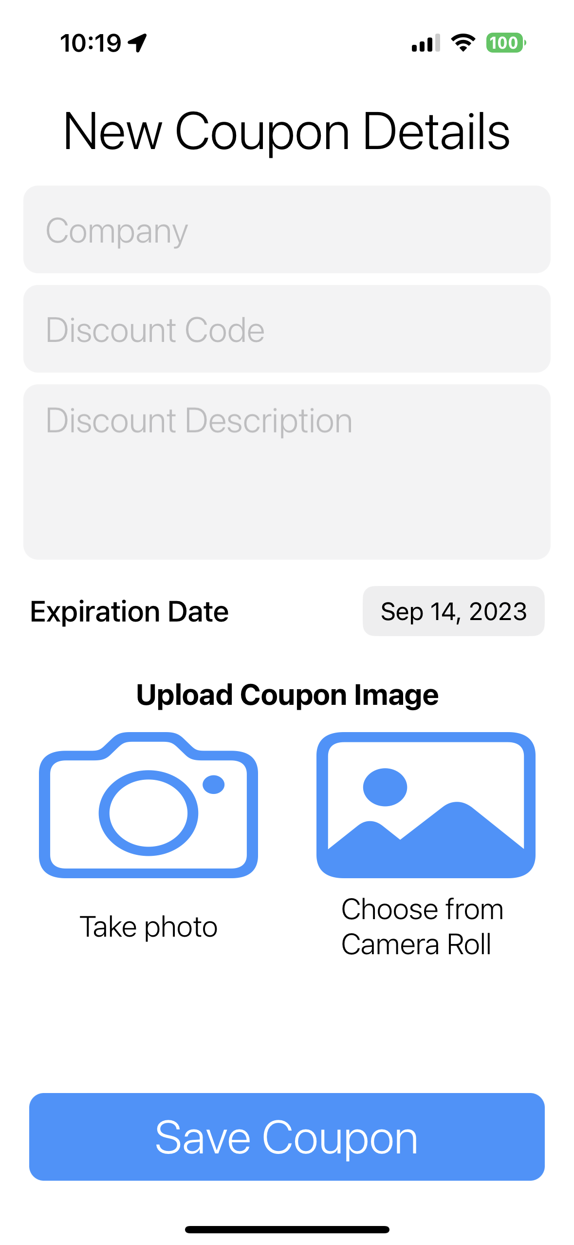 GitHub - noahmichel/CouponHub: Personal Project Idea
