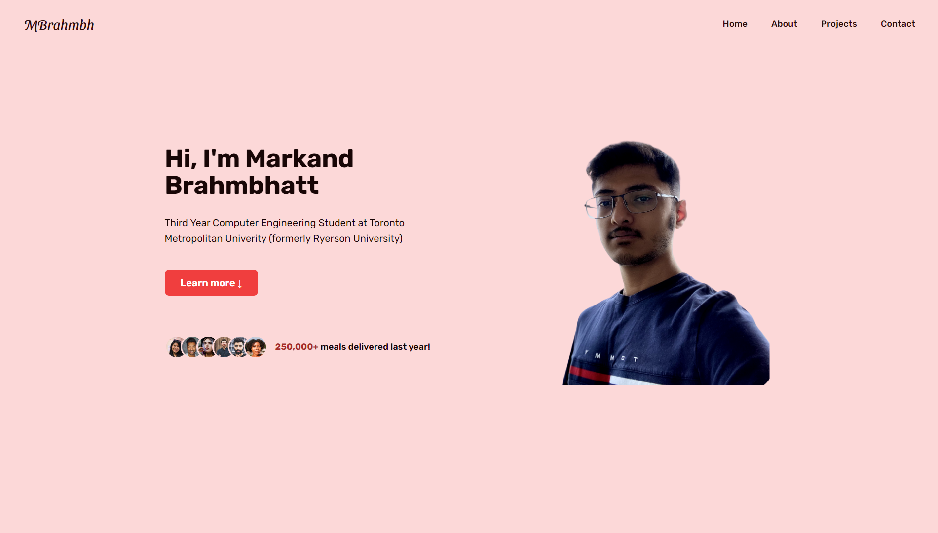 Github Mbrahmbh Responsive Personal Portfolio