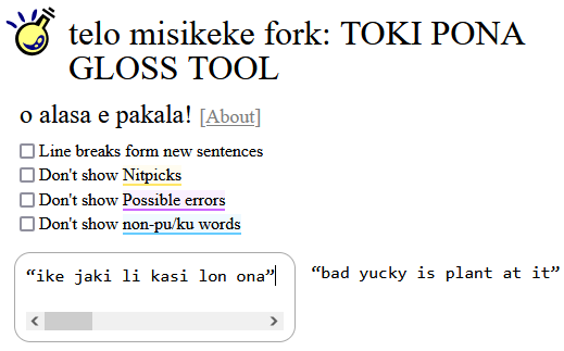 GitHub - wyattscarpenter/toki-pona-gloss-tool: Toki Pona Gloss Tool