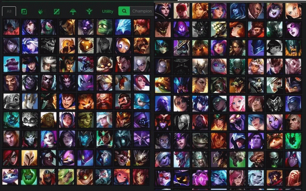 League Of Legends Champions List