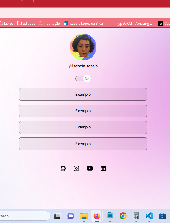 GitHub - isabela-tassia/devLinks