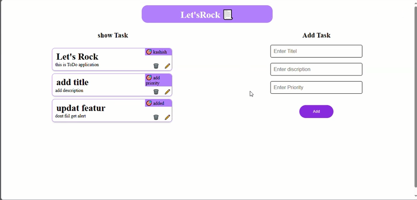 GitHub - kashishInamdar/letsroke: letsRock