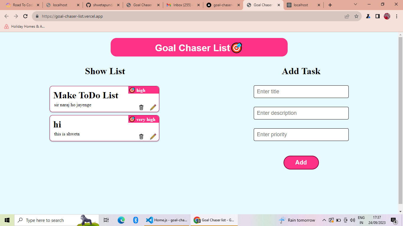 GitHub - shwetapund/goal-chaser-list: goal chaser list GitHub - shwetapund/goal-chaser-list: goal chaser list