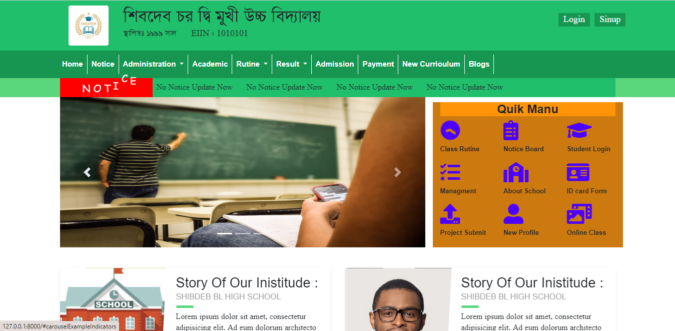 GitHub - anamkhanbd/Sibdeb-School-Website: Shibdeb School Website Project : This is a Long ...