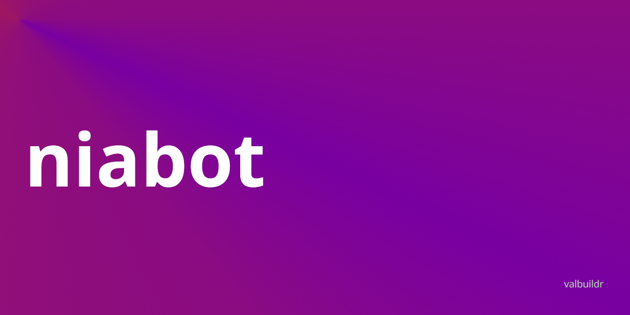 GitHub - valbuilds/niabot