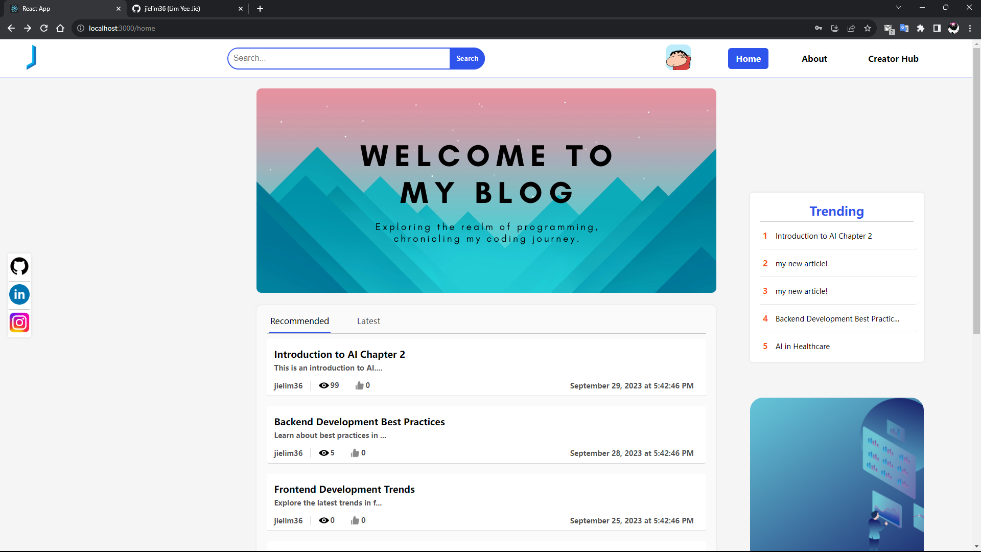 My-Blog-Backend/src/main/java/com/myblog/MyBlogApplication.java at main · jielim36/My-Blog ...