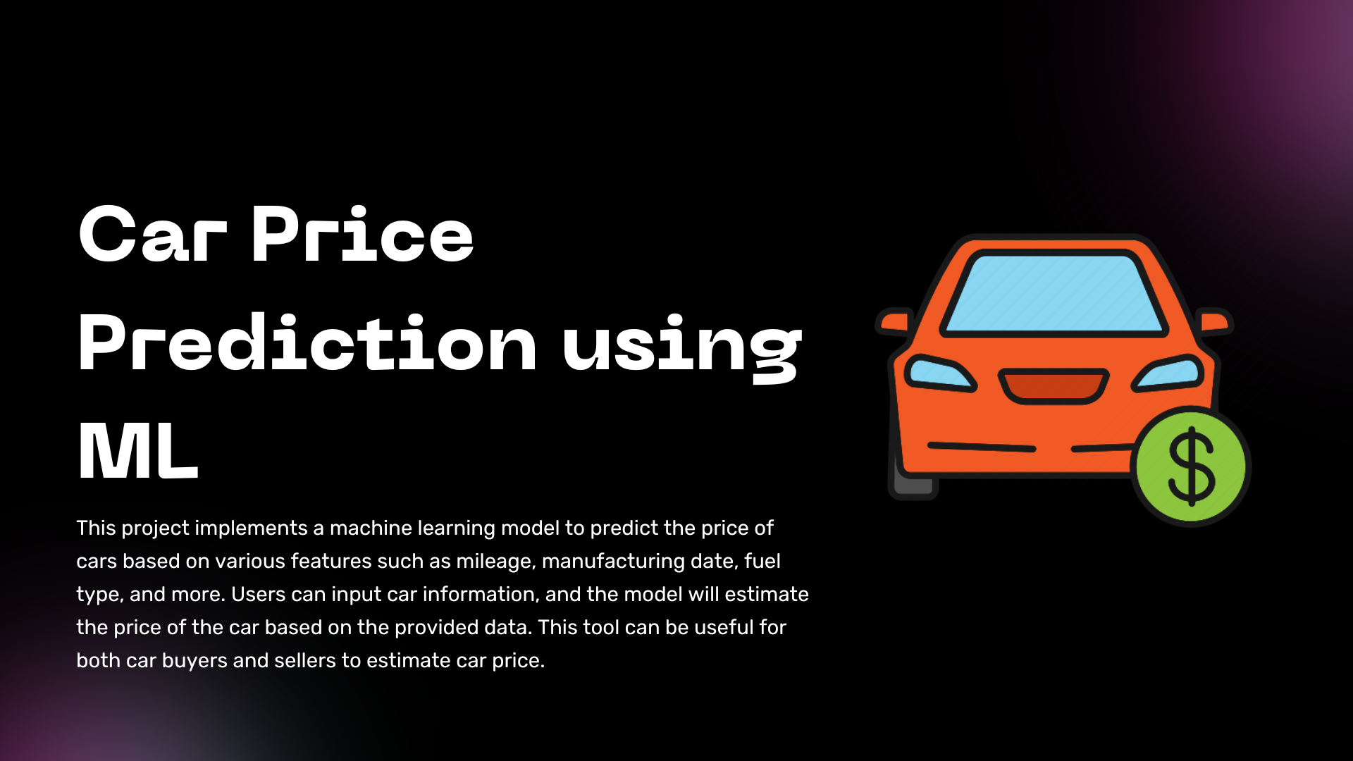 GitHub - abhi227070/car-price-prediction: This project implements a machine learning model to ...