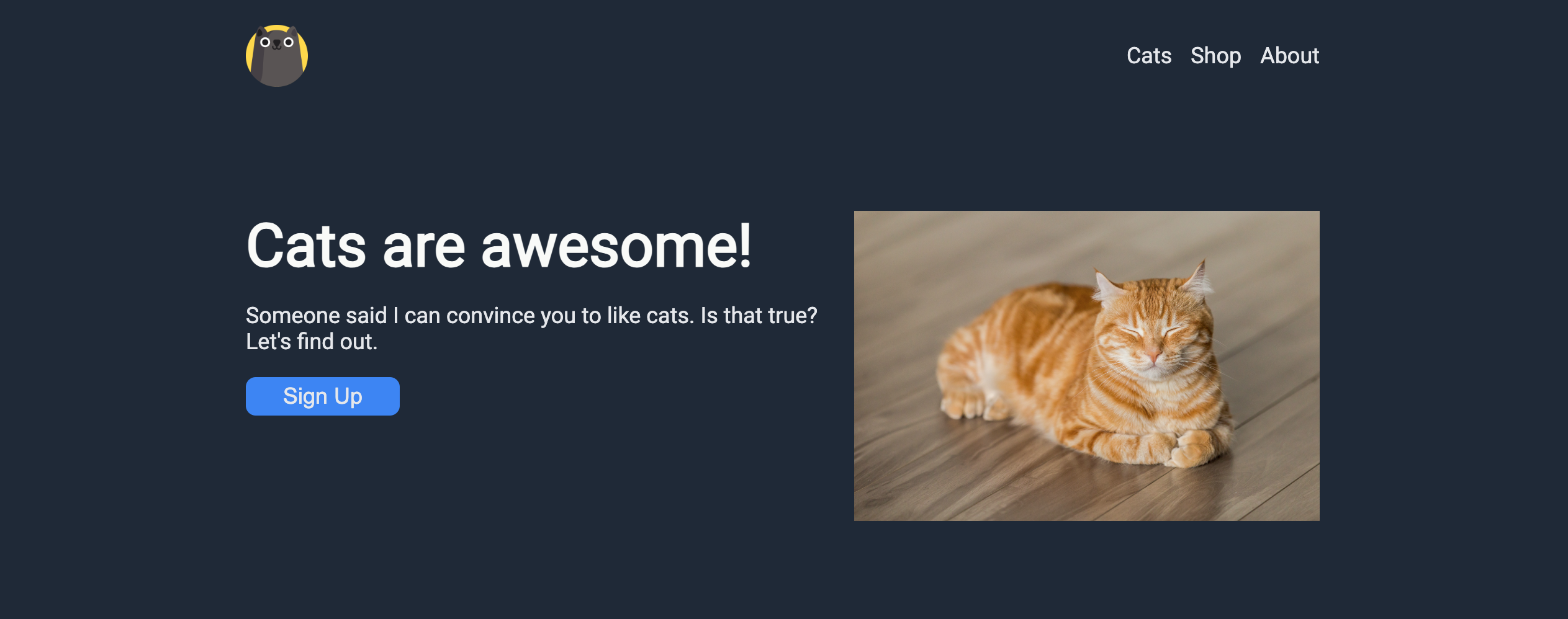 GitHub - beyondmayOwO/cats-landing-page