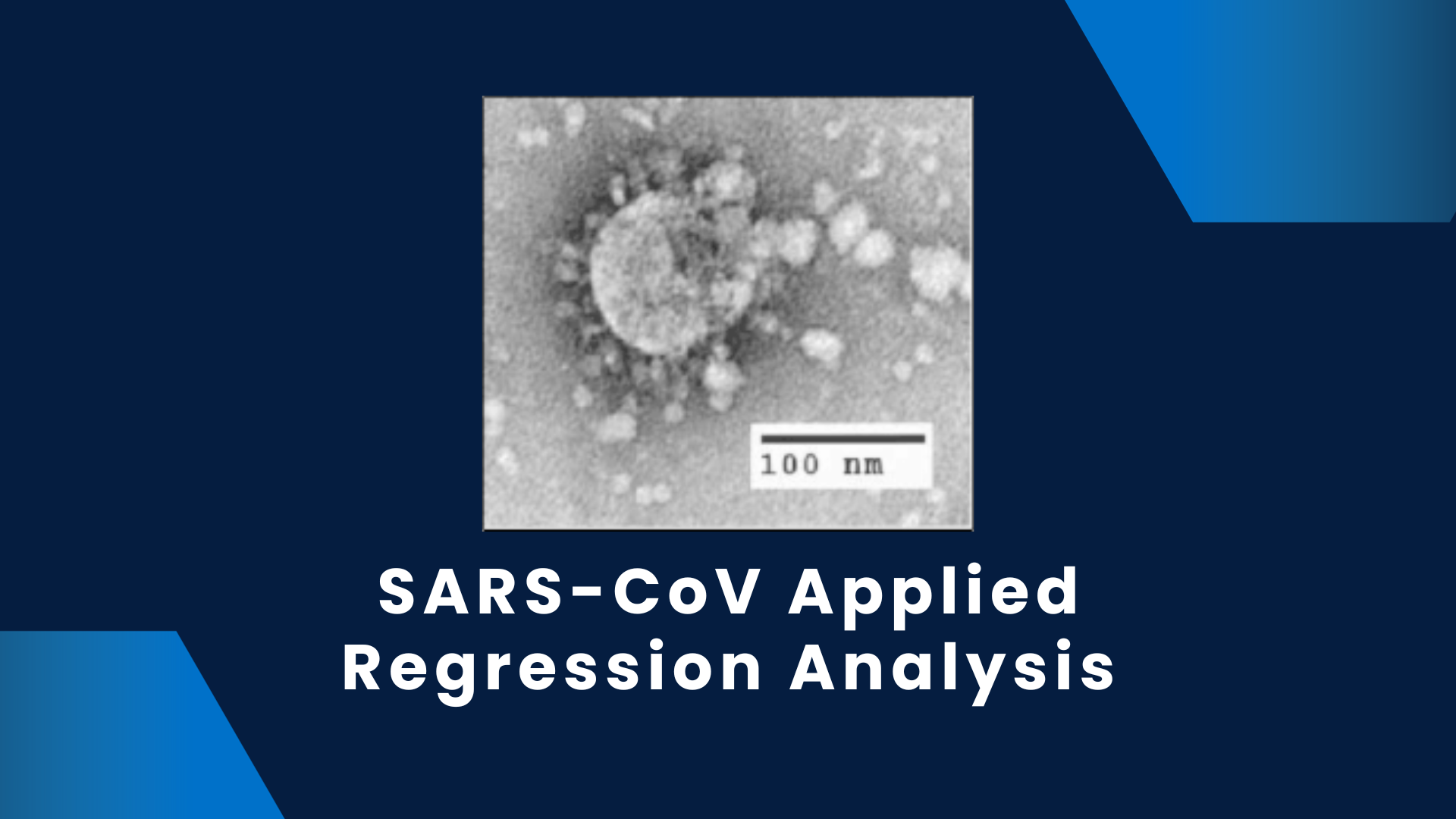 GitHub Kimchi21 SARS CoV AppliedRegressionAnalysis AI Modeling With